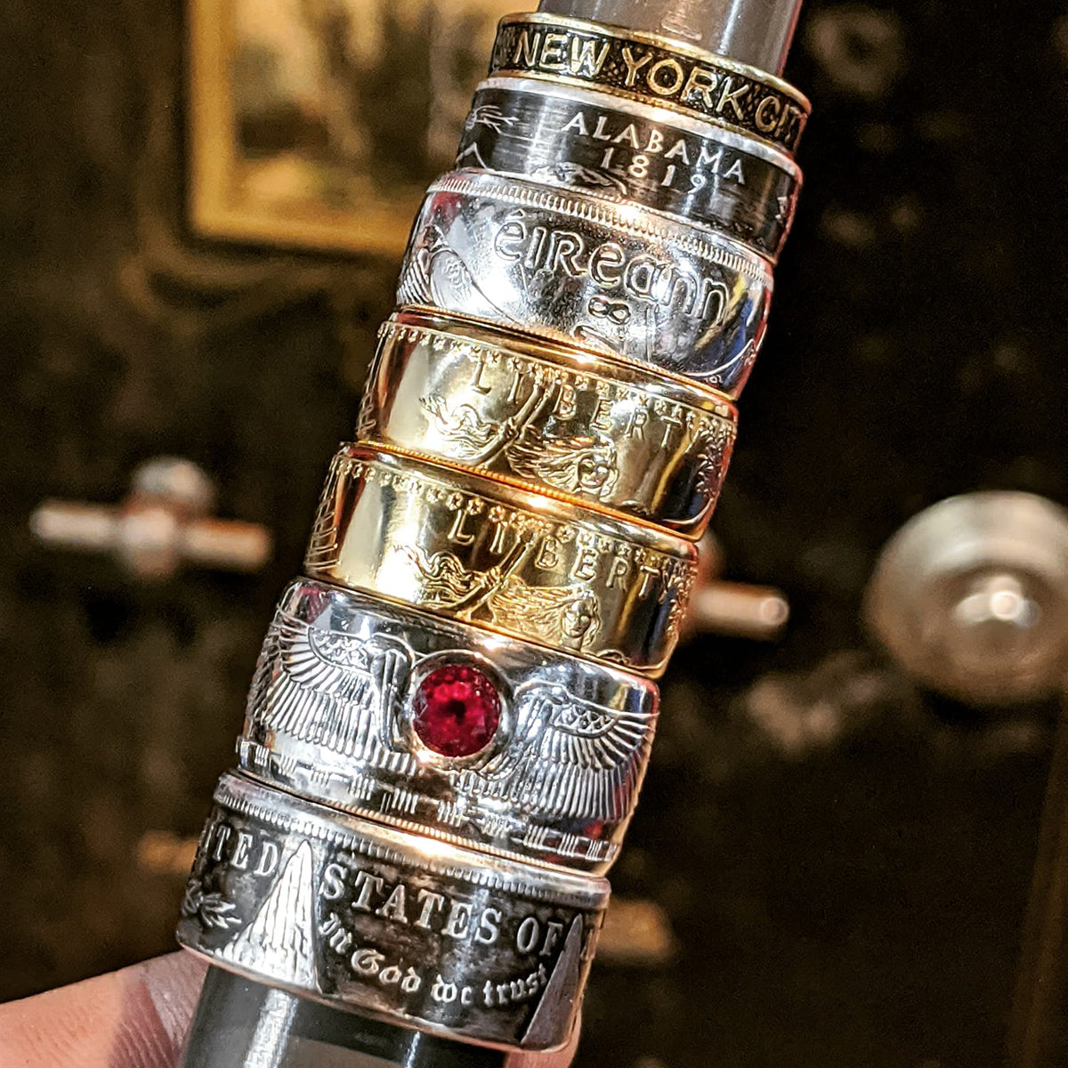 Silver State Foundry | Unique Hand Forged Coin Rings