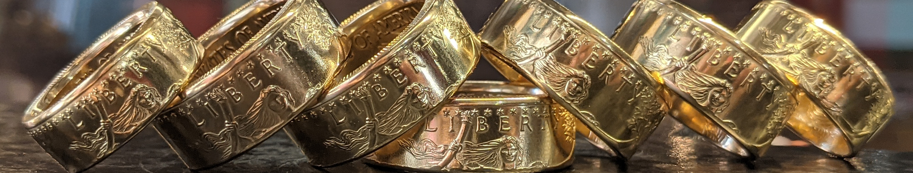 Gold Coin Rings | Handcrafted from Real U.S. Mint Gold Coins