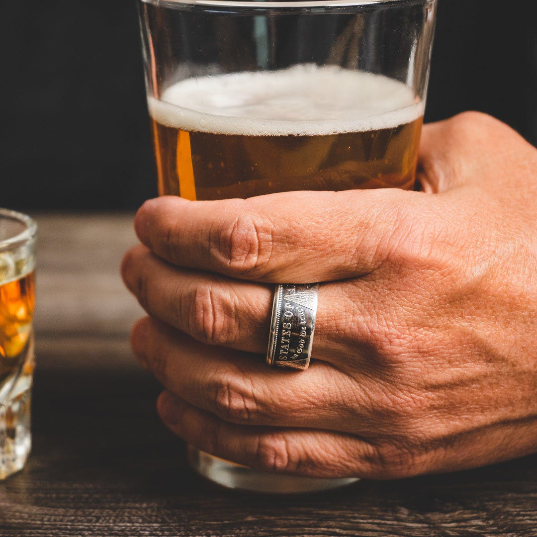 Silver State Foundry | Unique Hand Forged Coin Rings
