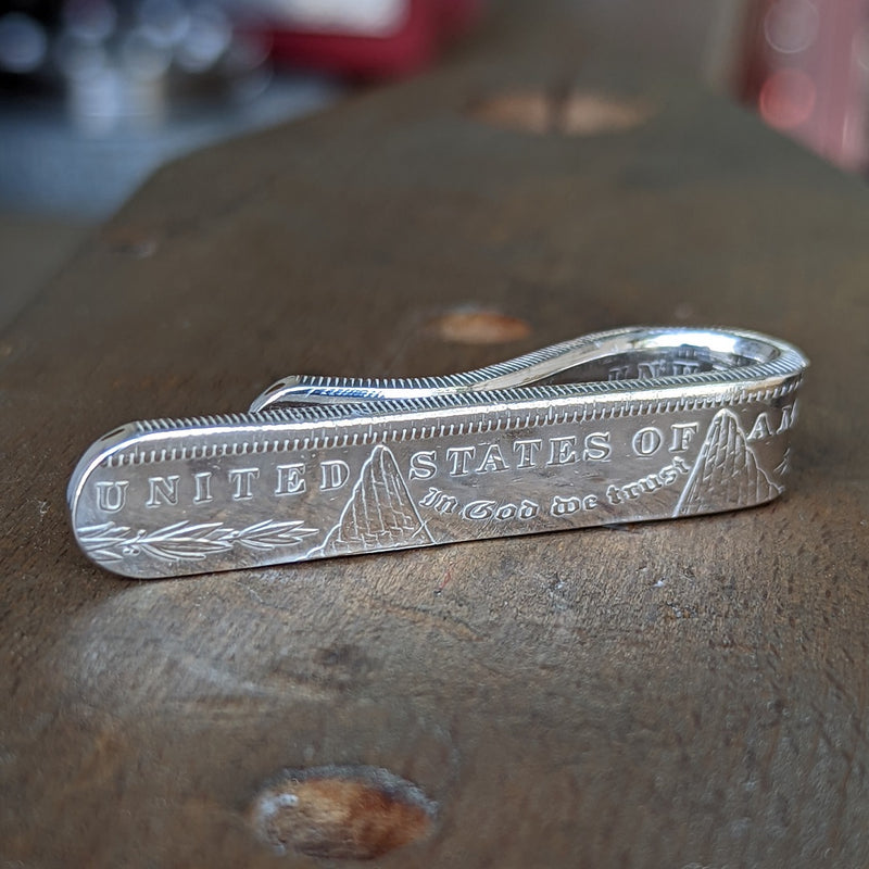 Morgan Silver Dollar Money Clip – Handcrafted from a Genuine U.S. Coin ...
