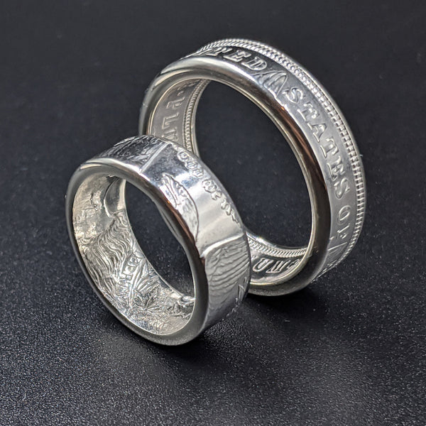 Wedding Band Sets - Silver State Foundry