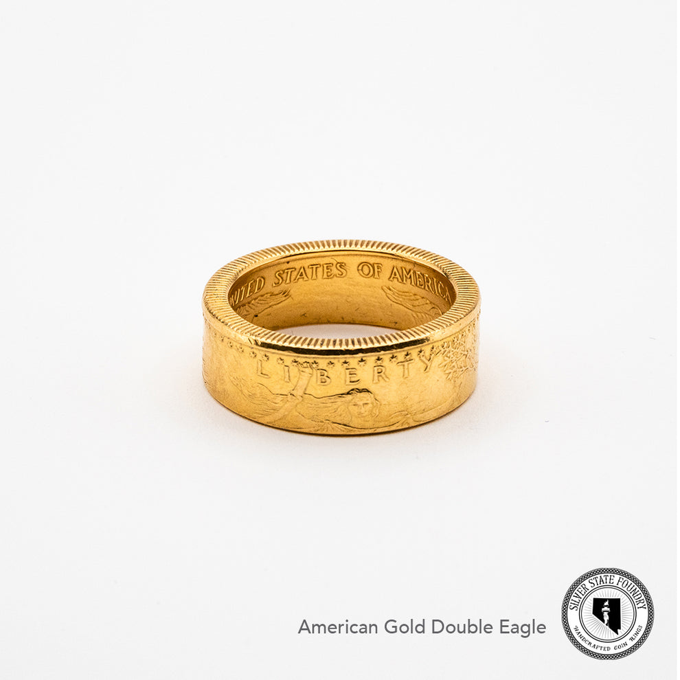 ½ oz American Gold Eagle Coin Ring | Handcrafted Gold Jewelry – SSF ...