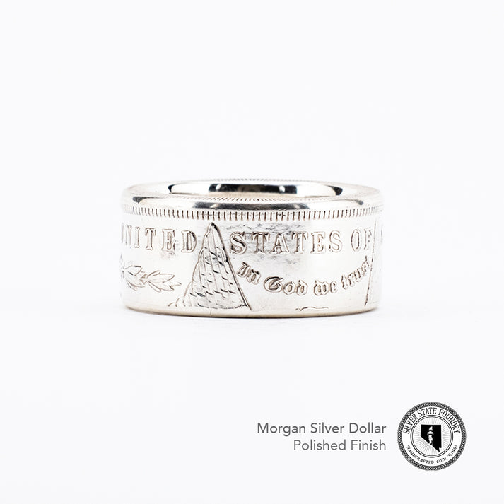 Morgan Silver Dollar Coin Rings | Veteran owned and made in the USA ...